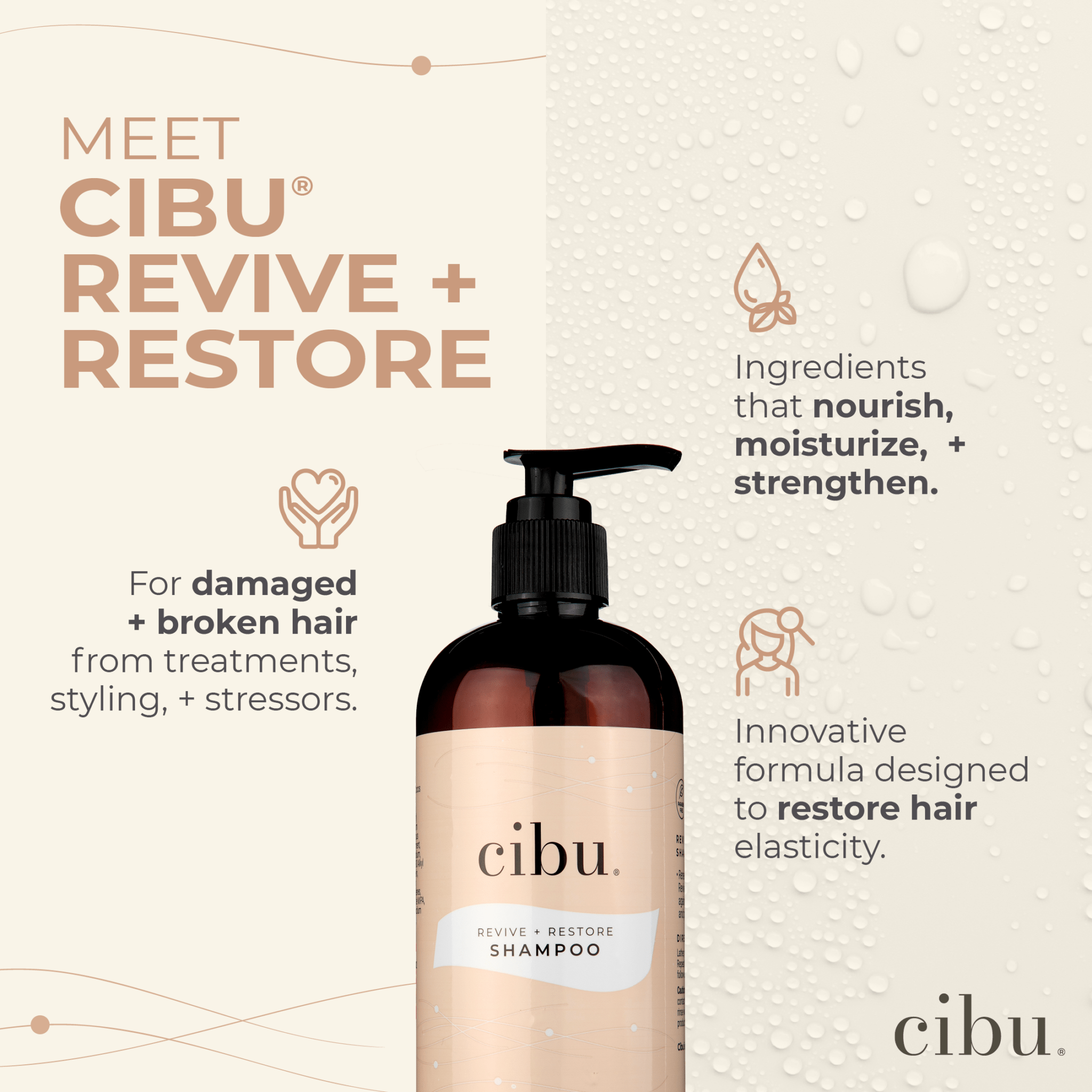 Cibu Launches New Cibu Revive + Restore™ Line - Hair Cuttery Salons